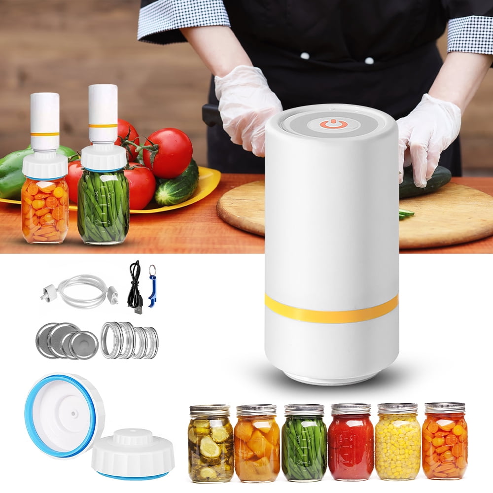 Welan Electric Mason Jar Vacuum Sealer, Food Saver Vacuum Machine for ...