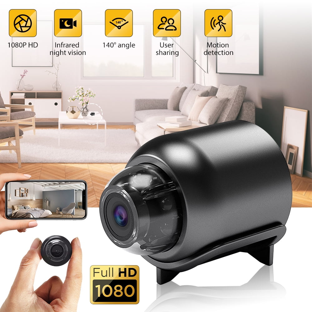 Welan Security Camera Indoor, HD 1080P Wi-Fi Wireless Surveillance Mini ...