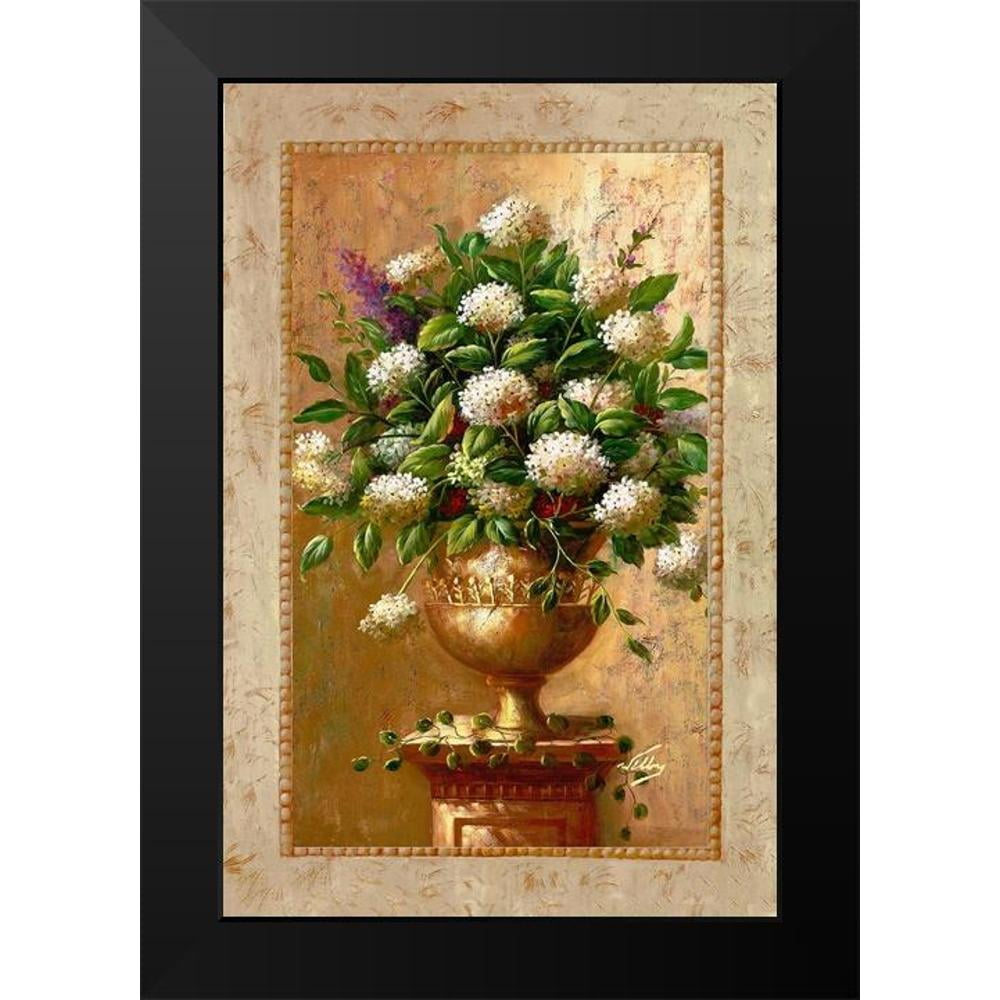Welby 11x14 Black Modern Framed Museum Art Print Titled - Floral ...