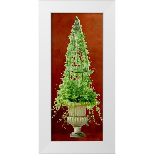 Welby 15x32 White Modern Wood Framed Museum Art Print Titled - Ivy ...