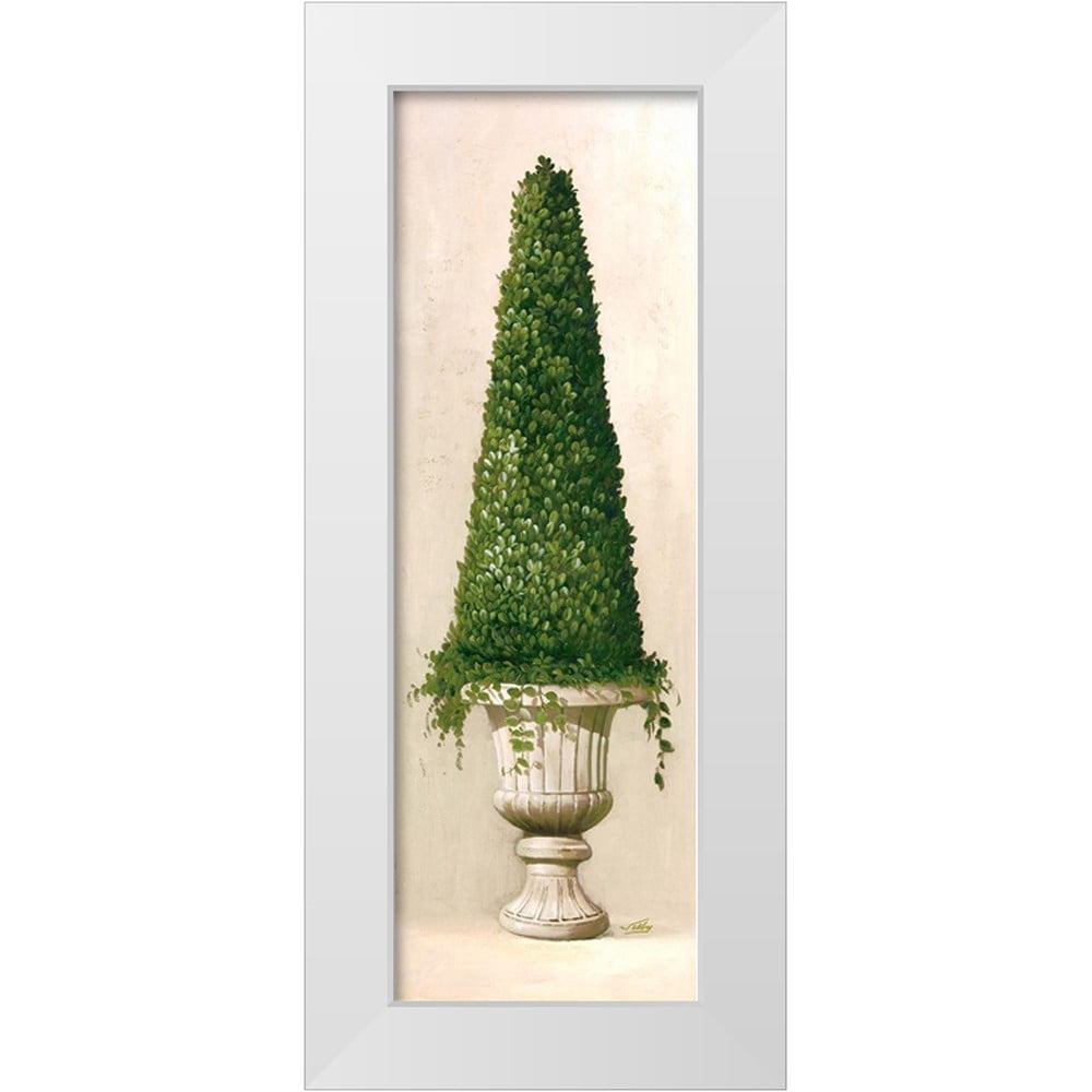 Welby 9x18 White Modern Wood Framed Museum Art Print Titled ...