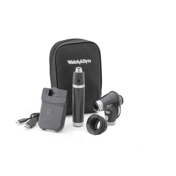 Welch Allyn 3.5V Diagnostic Set with PanOptic Plus LED Ophthalmoscope, Lithium Ion Plus USB ...