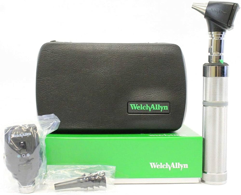 Welch Allyn 3.5v Otoscope Ophthalmoscope LED with Rechargeable Handle - Walmart.com