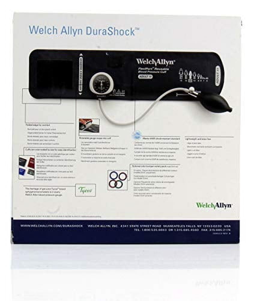 Welch Allyn DS44-11 Durashock Adult Cuff Aneroid Sphygmomanometer ...