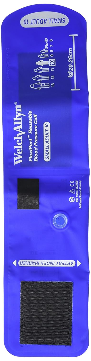 Welch Allyn REUSE-10-2MQ FlexiPort Reuseable Blood Pressure Cuffs with ...