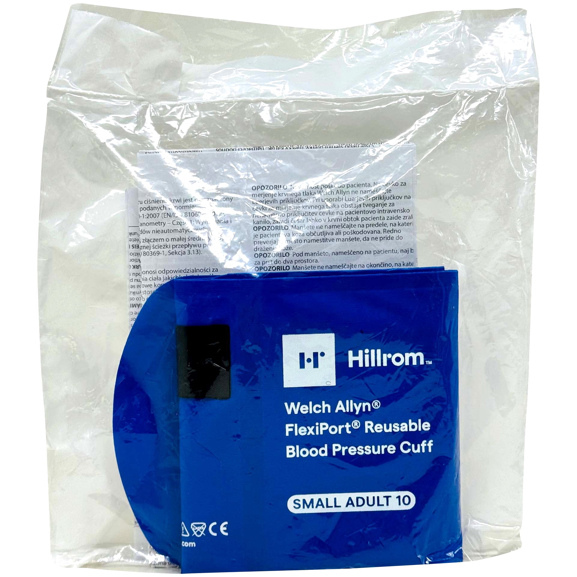 Welch Allyn REUSE-10-2SC FlexiPort Reusable Blood Pressure Cuff with Two-Tubes, Screw-Type ...