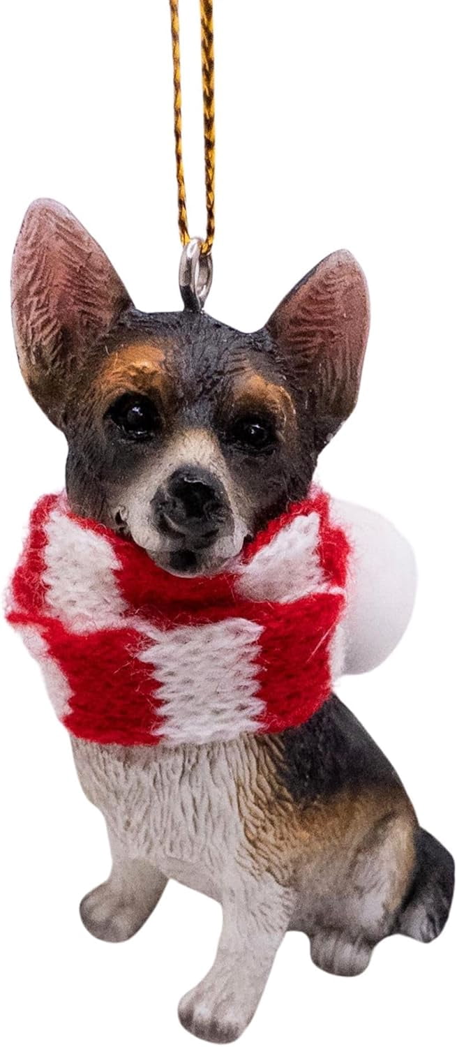 Welch Corgi Tri Color Pembroke Dog Lover Christmas Tree Ornament with ...