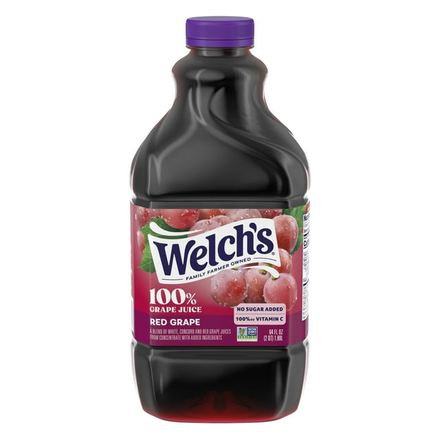 Welch' Red Grape Juice - Juice Bottles for Food Services - Walmart ...