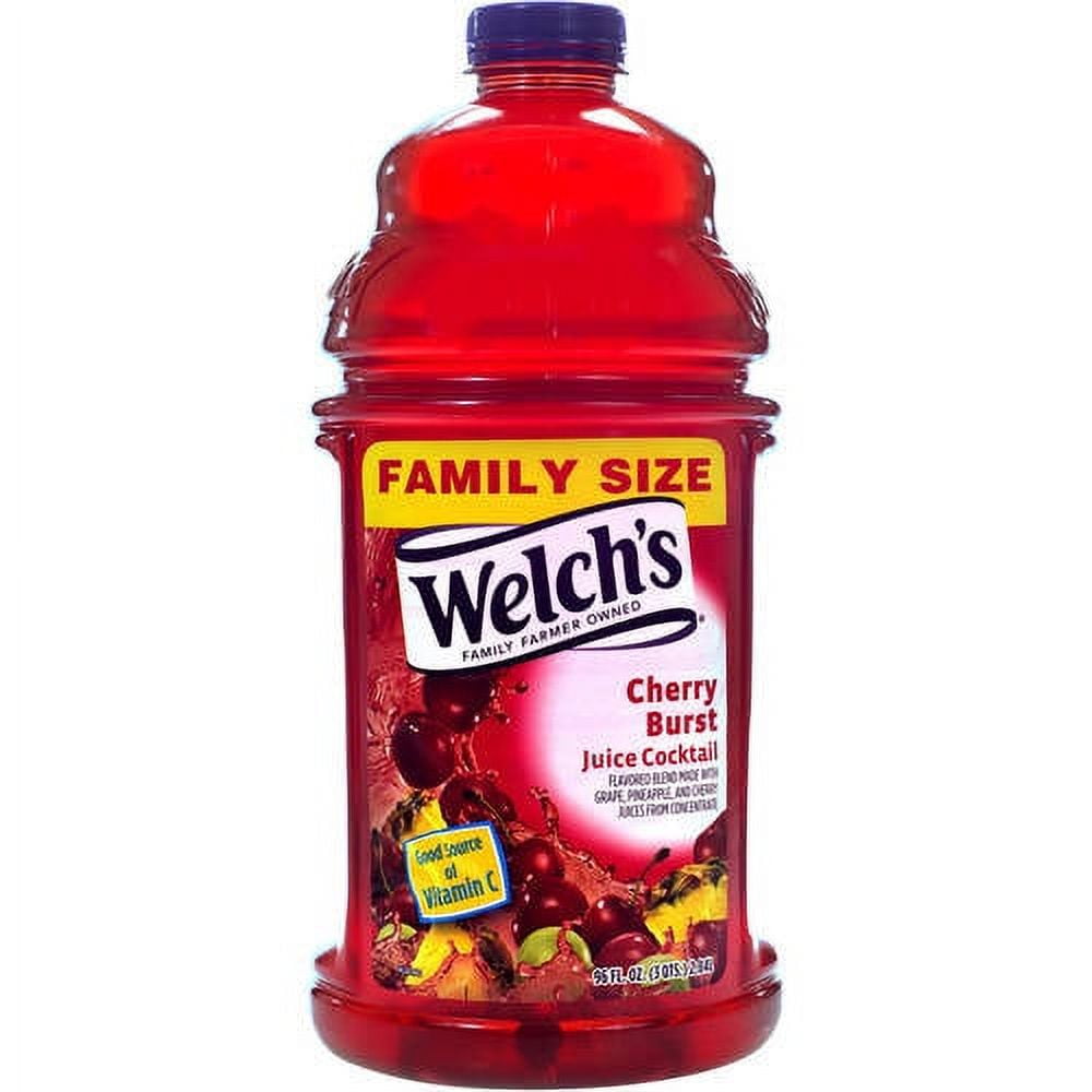 Welch's Cherry Burst Juice Cocktail Family Size, 96 Fl. Oz. - Walmart.com