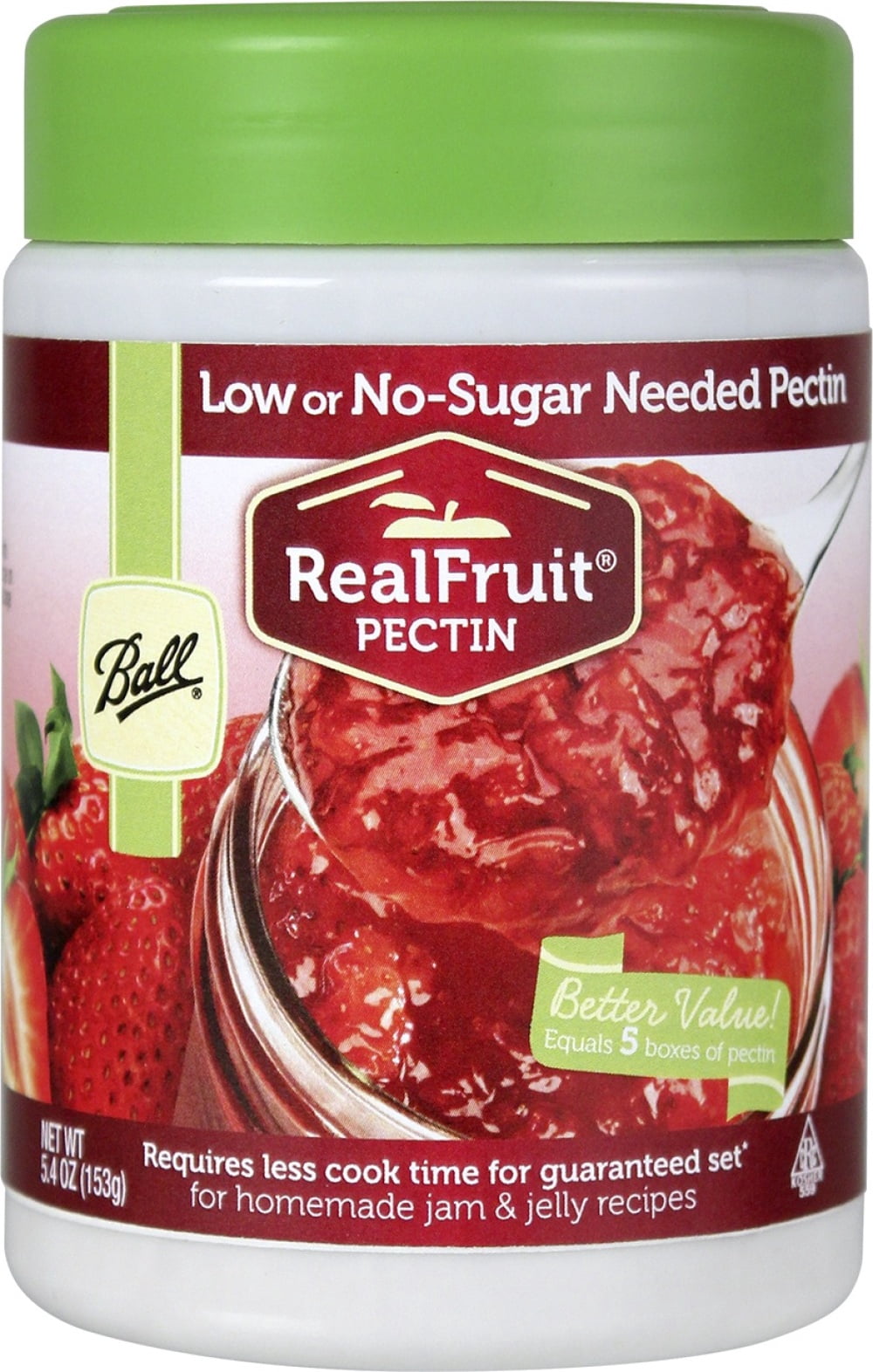 Ball Real Fruit, Low or No-Sugar Needed Pectin 4.7 Oz. (Pack of 14 ...