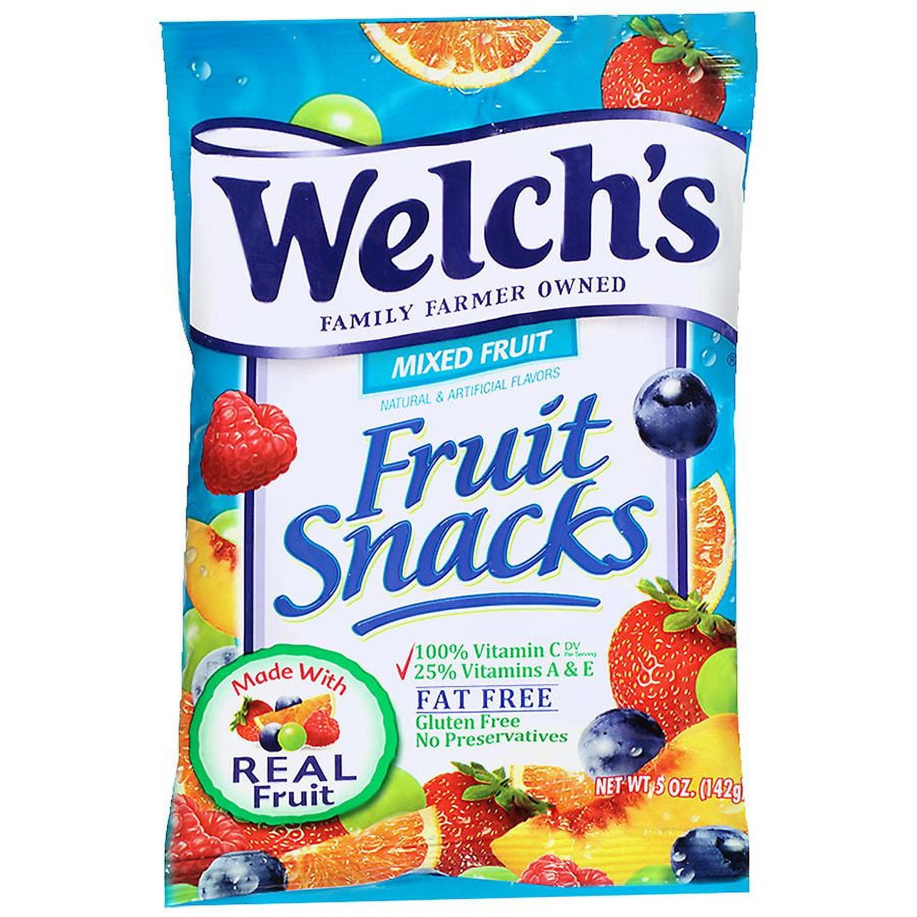Welch's Fruit Snacks Mixed Fruit 5.0 oz Pack of 2 - Walmart.com