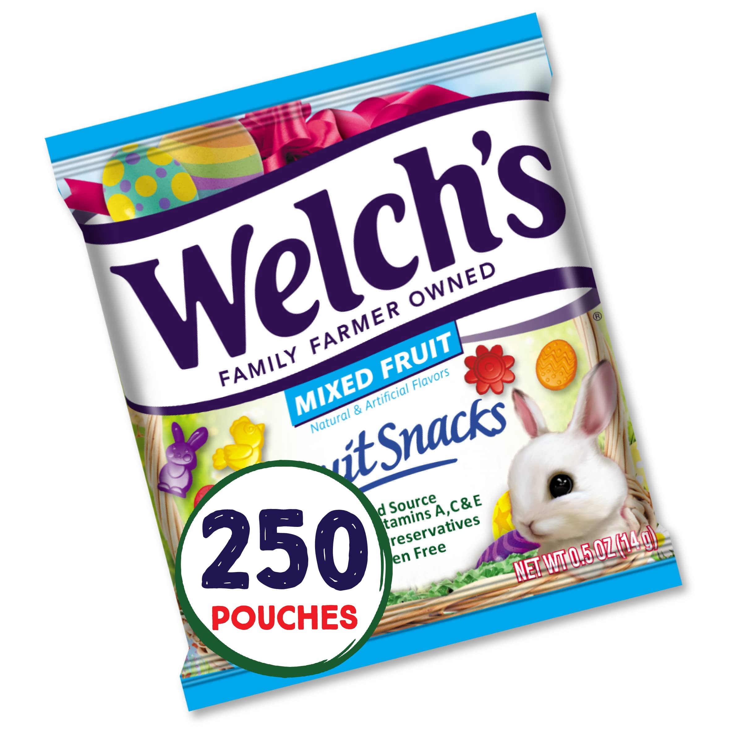 Welch's Fruit Snacks, Mixed Fruit, Spring Bulk MDH1Pack, Gluten Free ...