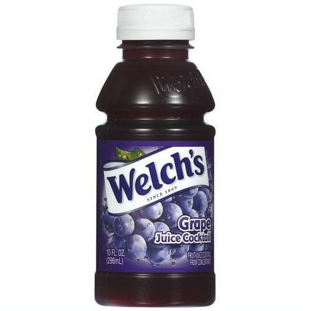 Welch's, Grape Juice Cocktail, 10 fl. oz., Shelf stable, Liquid ...