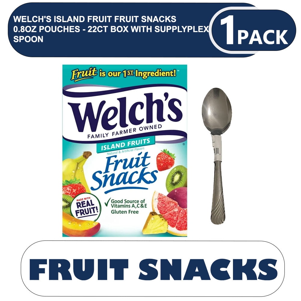 Welch's Island Fruit Fruit Snacks 0.8oz Pouches - 22ct Box with ...