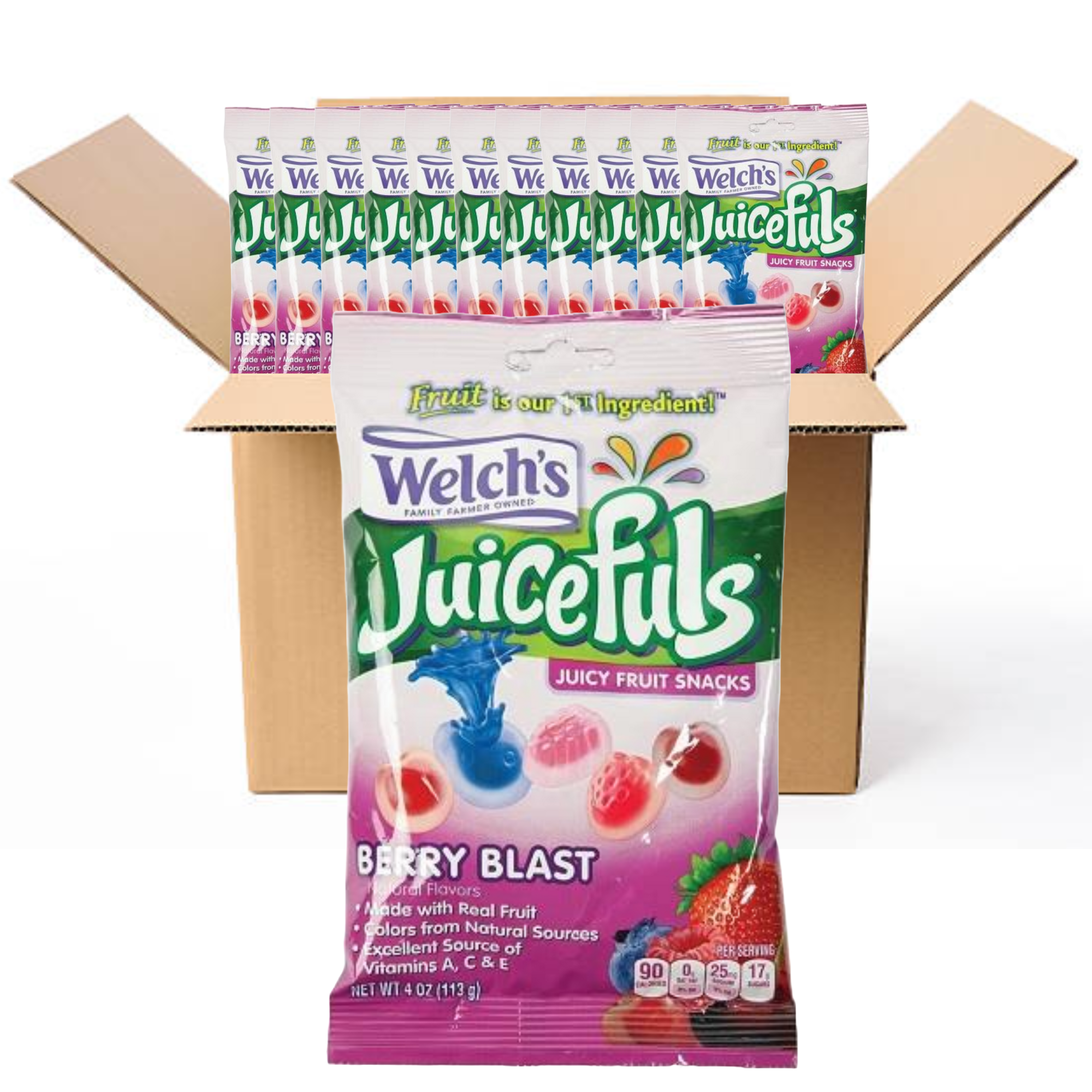 Welch's Juicefuls BERRY BLAST Snacks 4 Oz. Pack Of 12 - Walmart.com