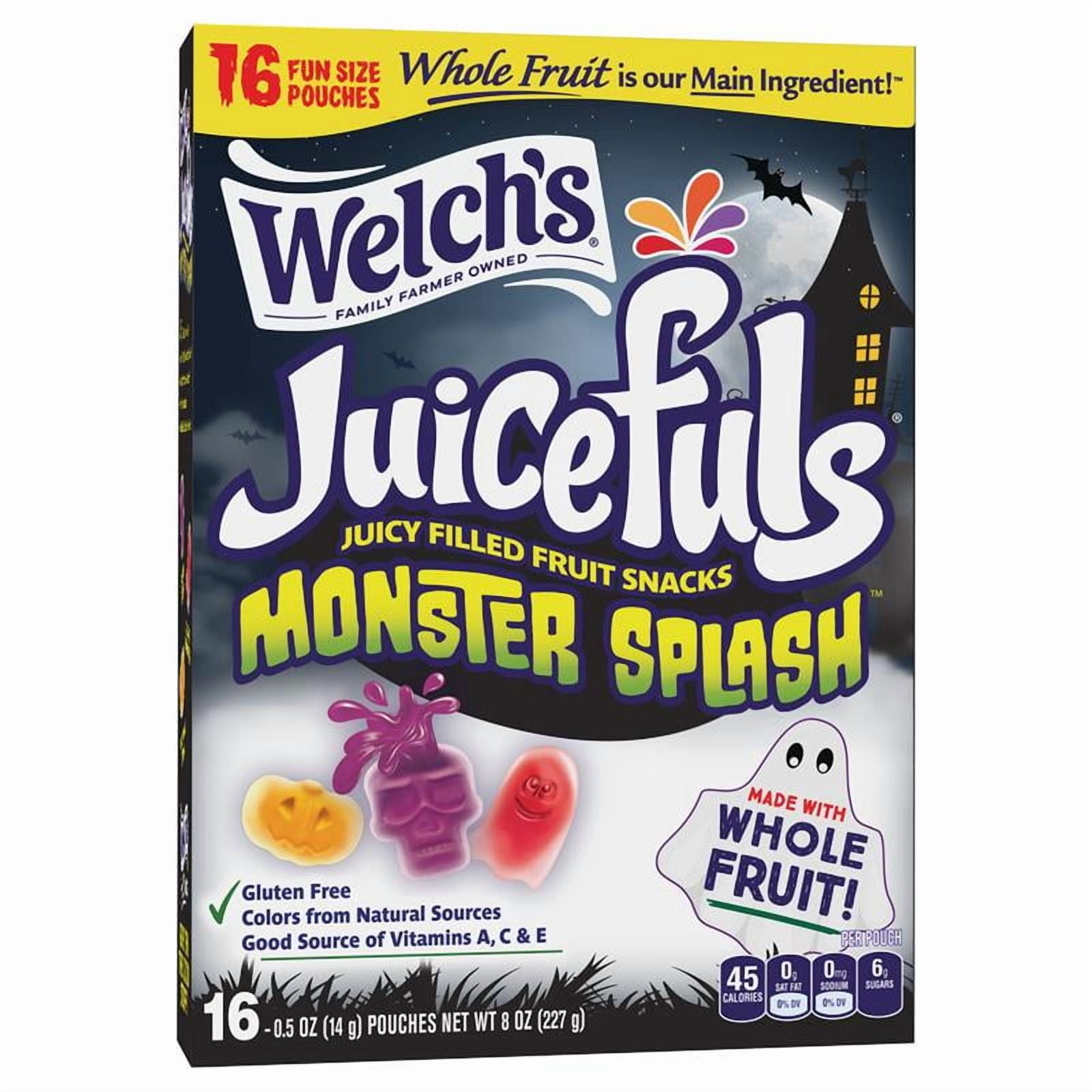 Welch's Juicefuls Monster Splash Soft Fruit Snacks for Stocking ...