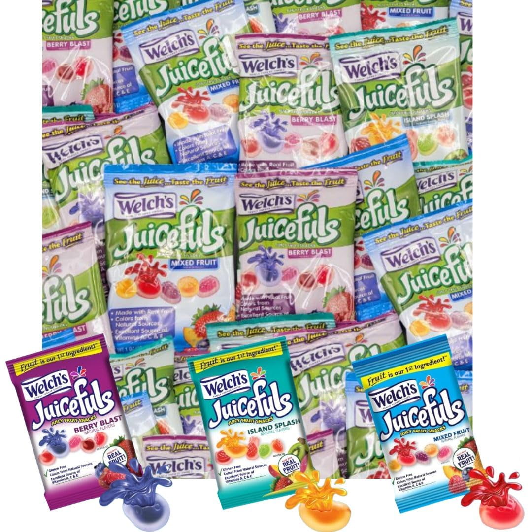 Welch's Juicefuls Variety Pack - HYZ01 Juicy Fruit Snacks with Berry ...