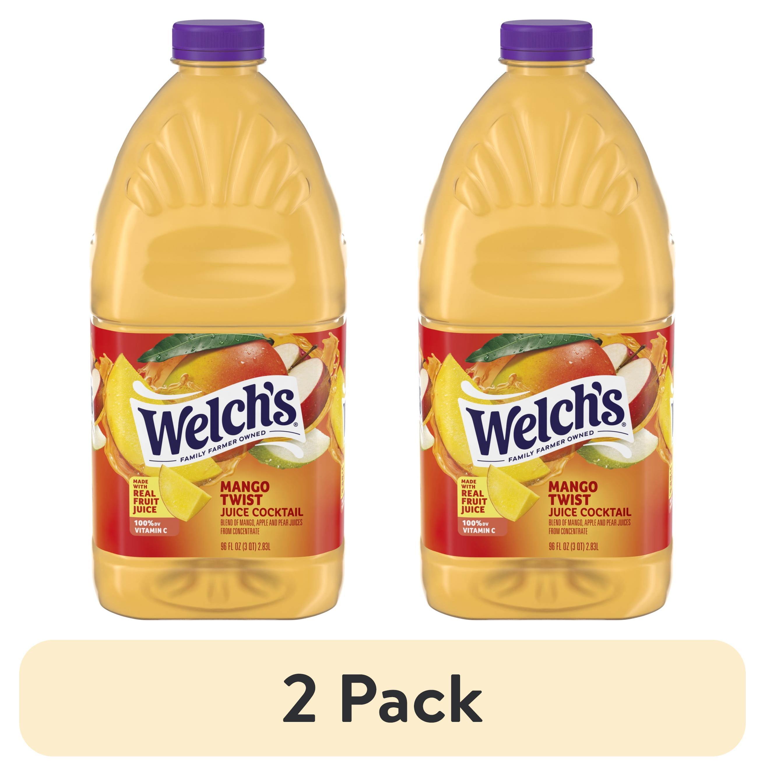 (2 pack) Welch's Mango Twist Juice Cocktail, 96 fl oz Bottle - Walmart.com
