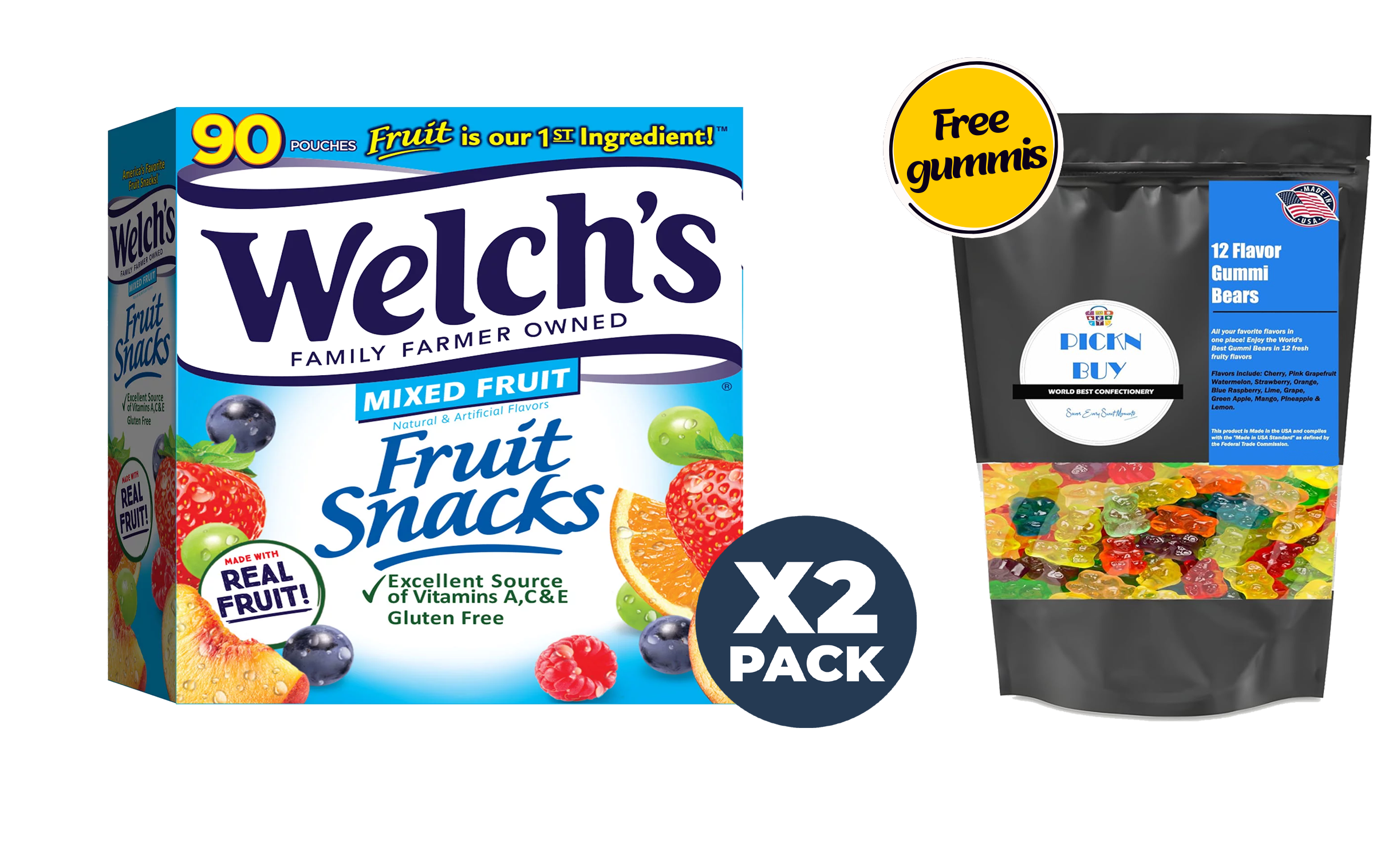 Welch's Mixed Fruit Fruit Snack, 0.8 oz. - Walmart.com