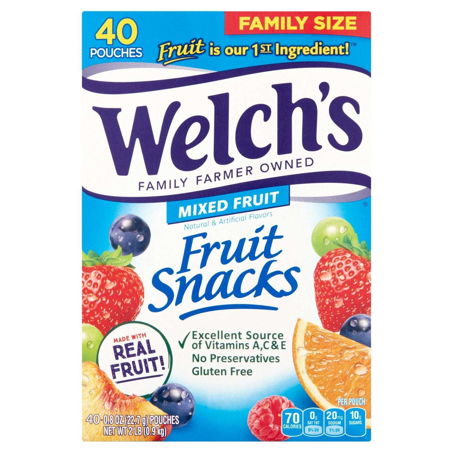 Welch's Mixed Fruit Snacks 40 Count - Walmart.com