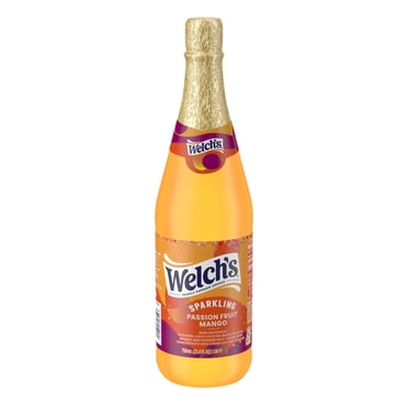 Welch's Sparkling Grape Juice, 25.4 oz, 4-Pack, Non-Alcoholic, Lightly ...