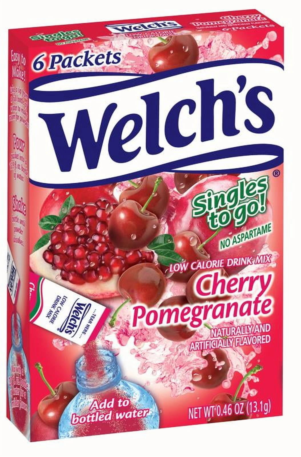 Welch's Singles To Go Water Drink Mix - Powder Sticks, Cherry ...