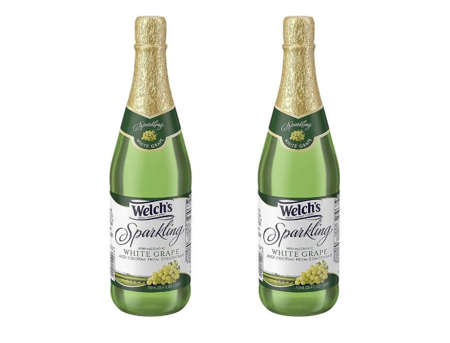 Welch's Sparkling White Grape Cocktail Juice, Non-Alcoholic, 25.4 Oz ...