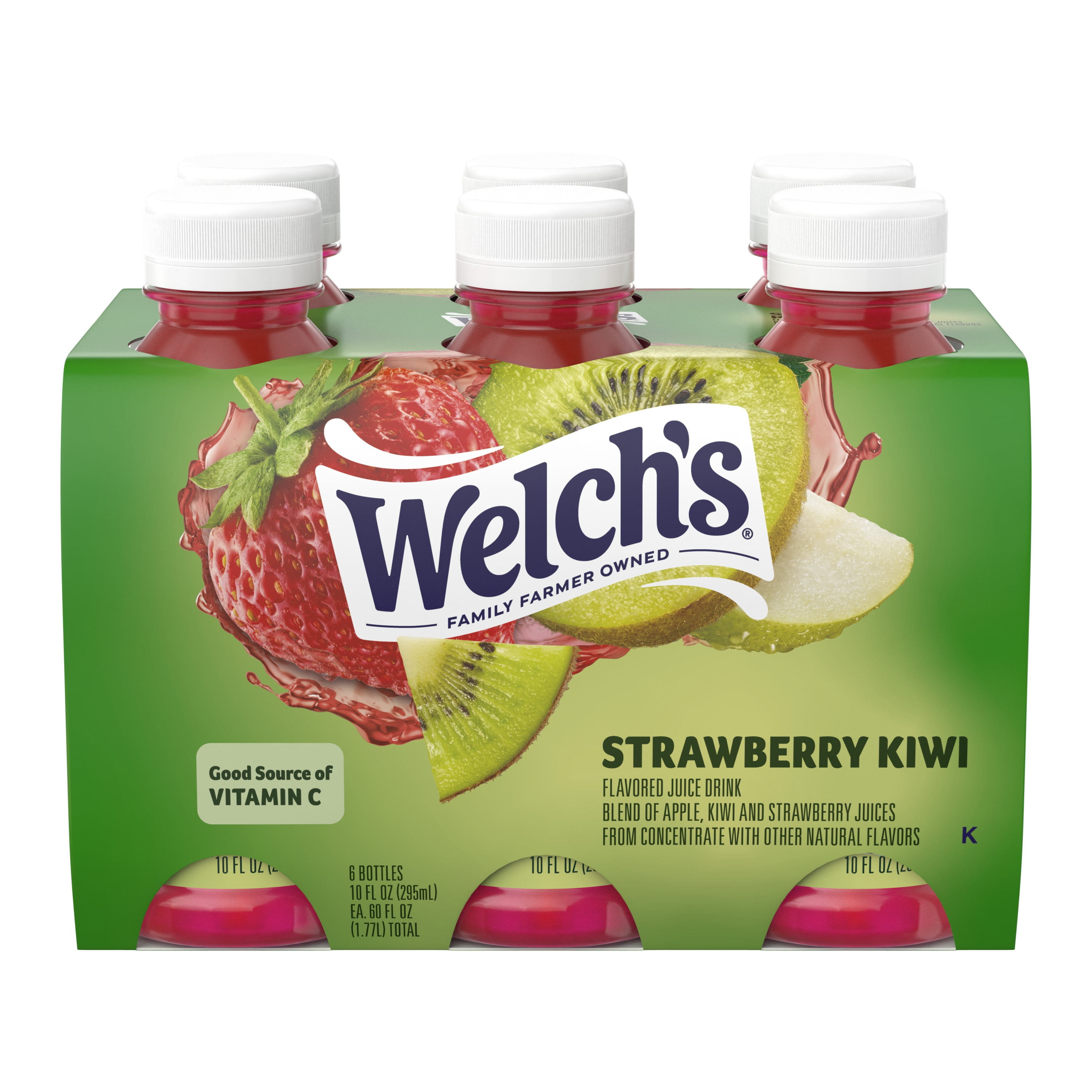 Generic-store Welch's Strawberry Kiwi Juice Drink, 10 fl oz Bottle ...