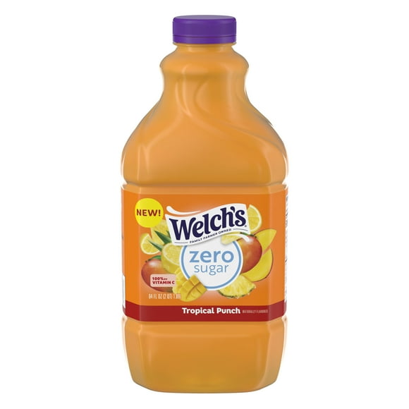 Welch's Tropical Punch Zero Sugar Drink, 64 fl oz Bottle