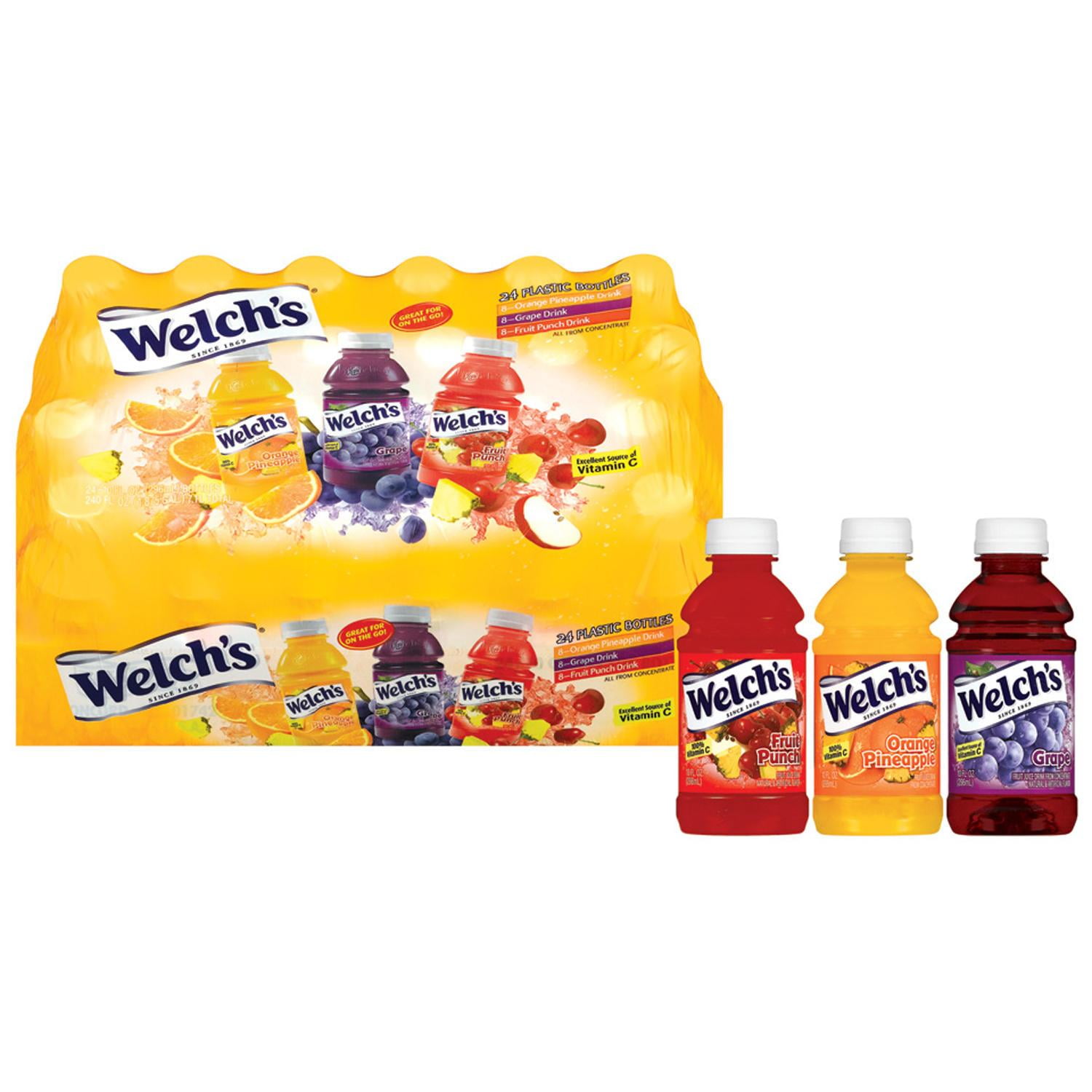 Welch's Variety Pack (10oz / 24pk) - Walmart.com