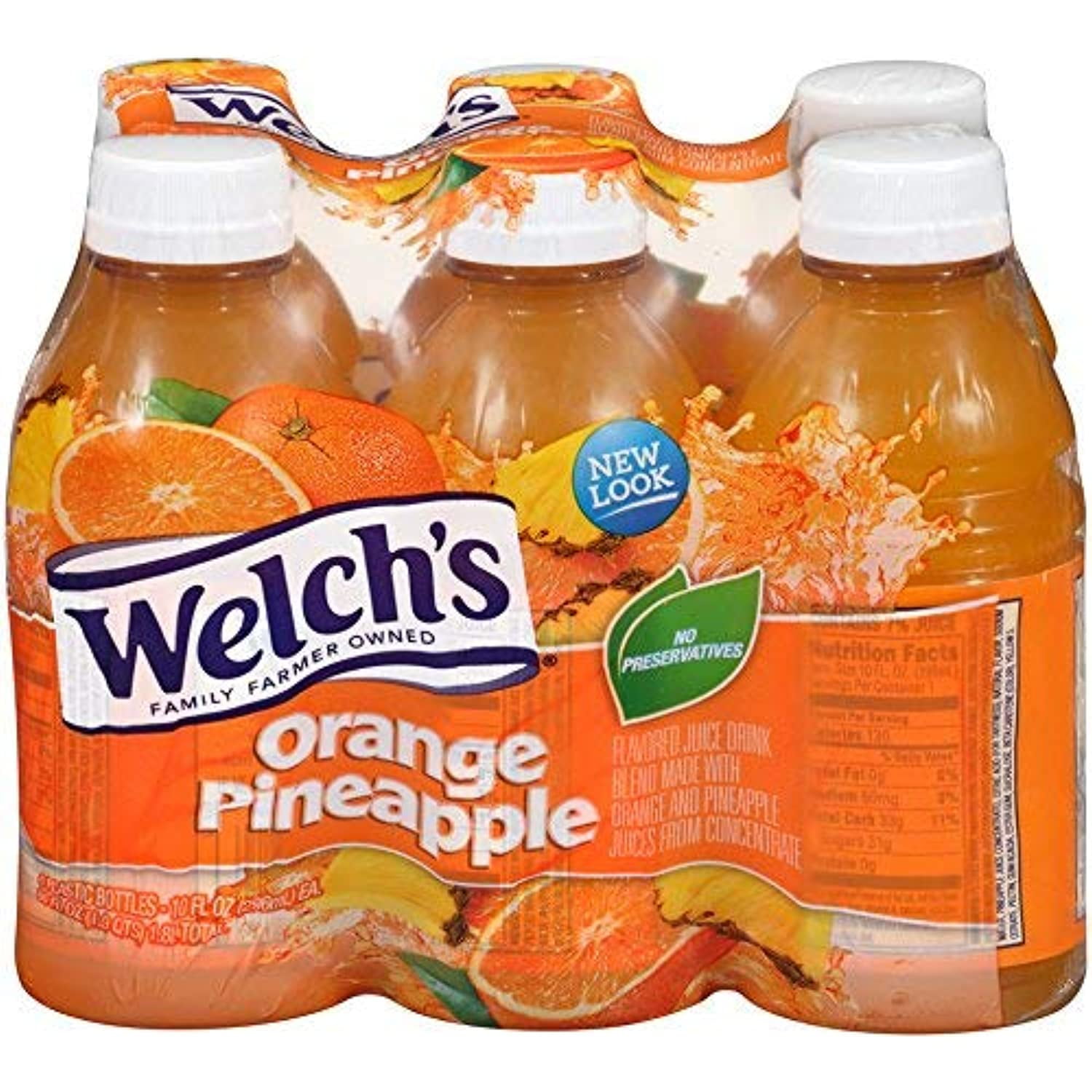 Welch's Orange Pineapple Juice, 10 Oz Bottles, Pack of 12 - Walmart.com