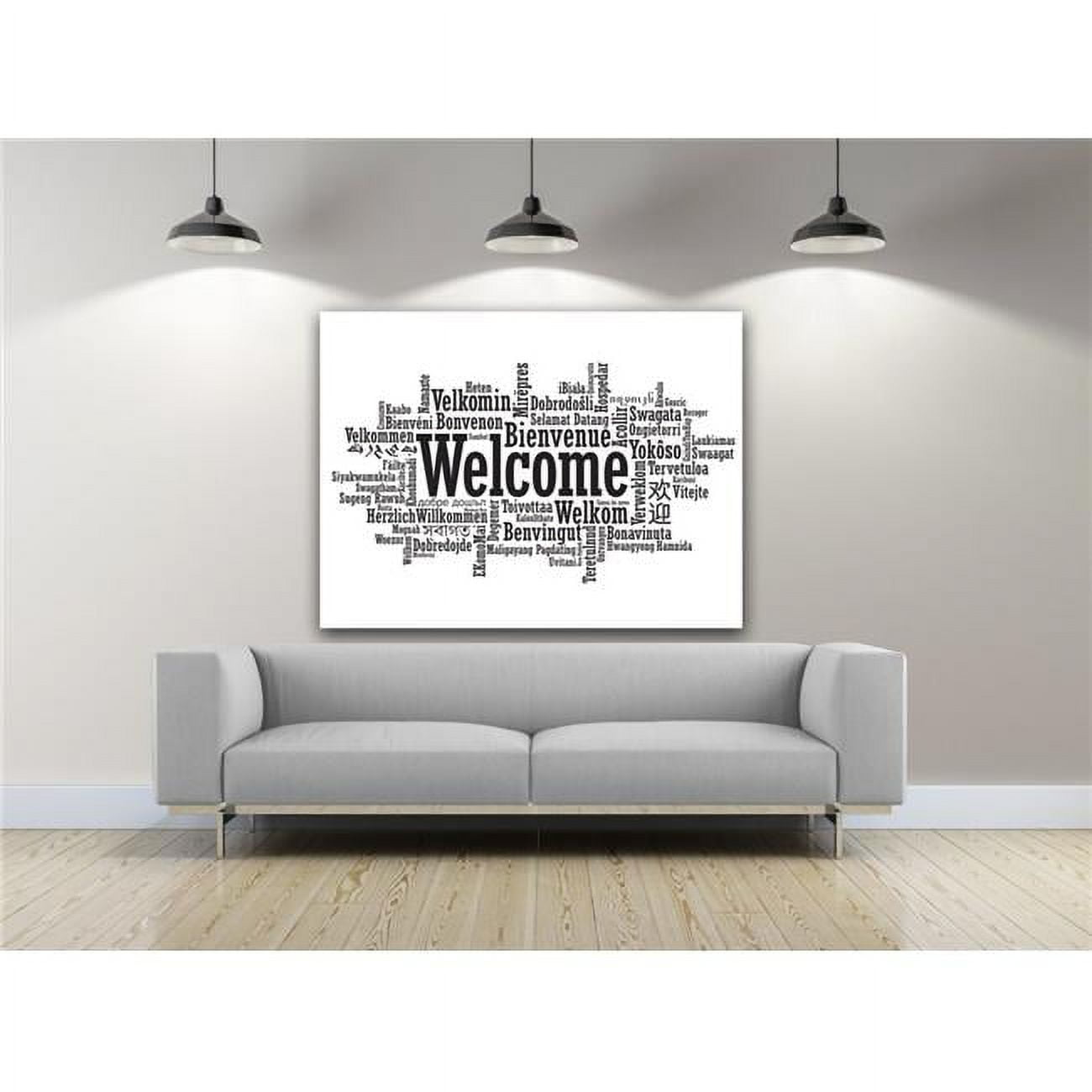 Welcome Abstract Canvas Art, 30 x 40 in. - Walmart.com