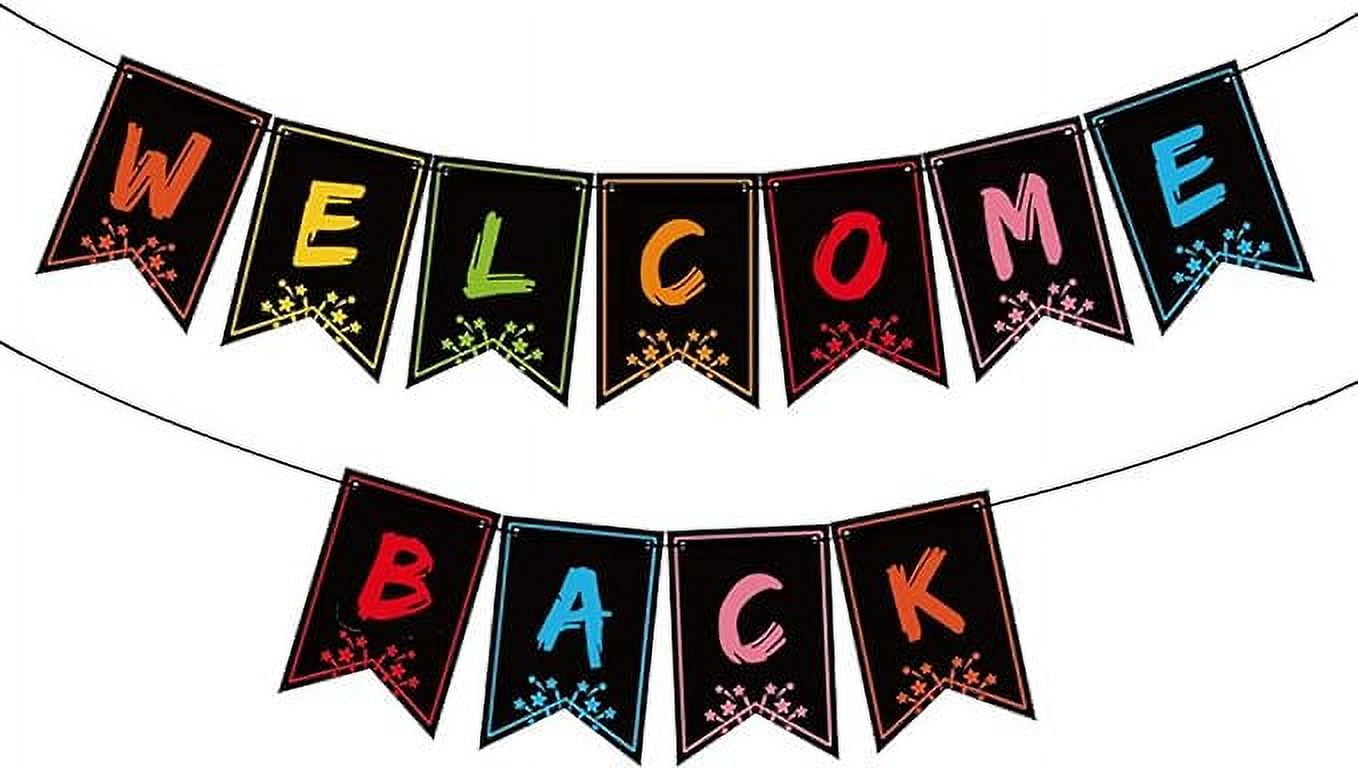Welcome Back Banner Wecome Home Banner Return Theme Party Decoration ...