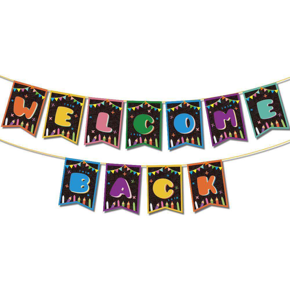 Welcome Back Banner, Welcome Home Banner Return Theme Party Decoration ...