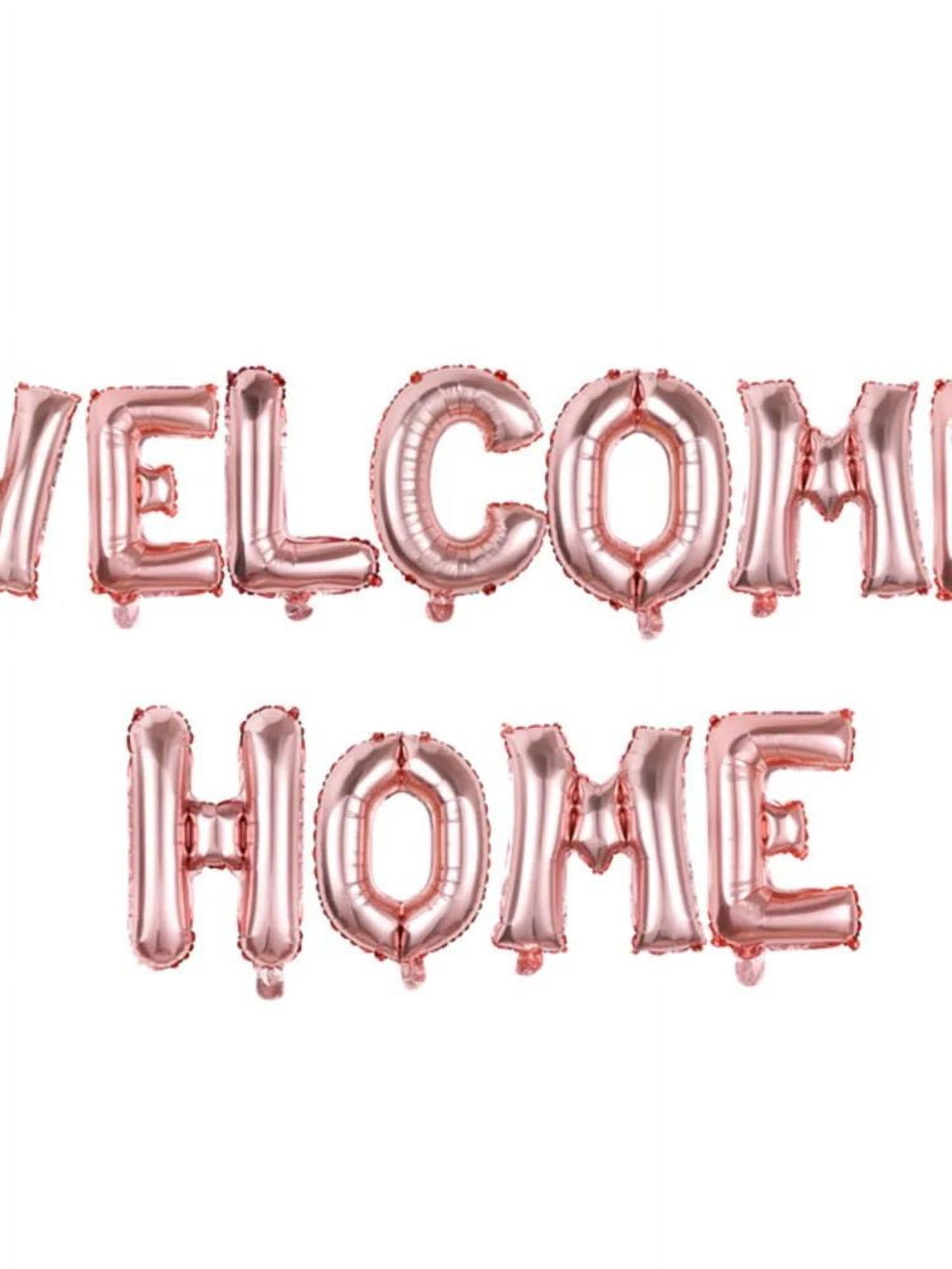 Welcome Back Home Letter Balloons Family Reunion Party Decor Self ...