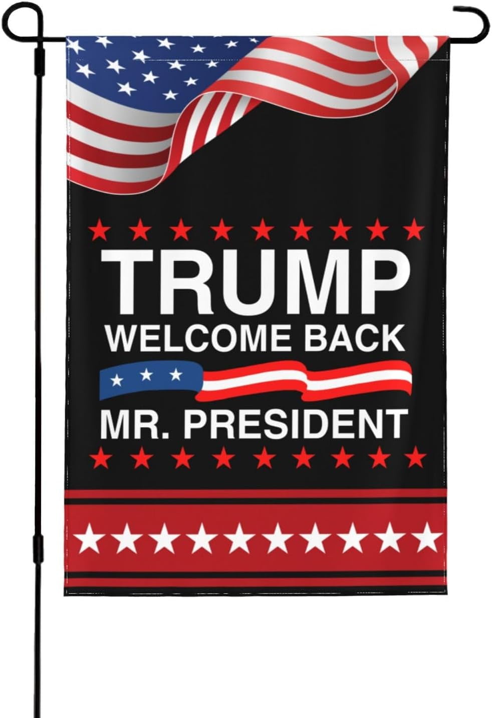 Welcome Back Mr President Trump Won Garden Flag 12x18 Trump Won 45 47 ...