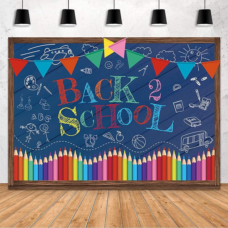 Welcome Back to School Backdrop Classroom Welcome Back Banner for Kids ...
