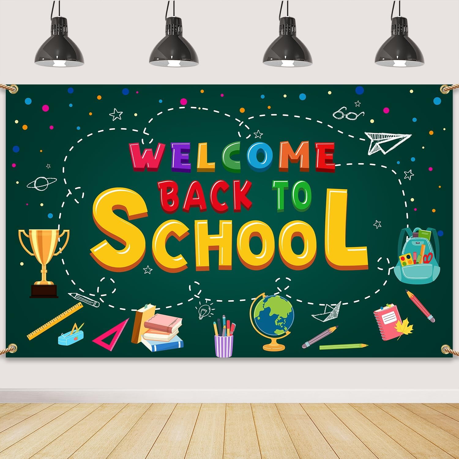 Welcome Back to School Banner 72x44 Inches, Large Back to School ...