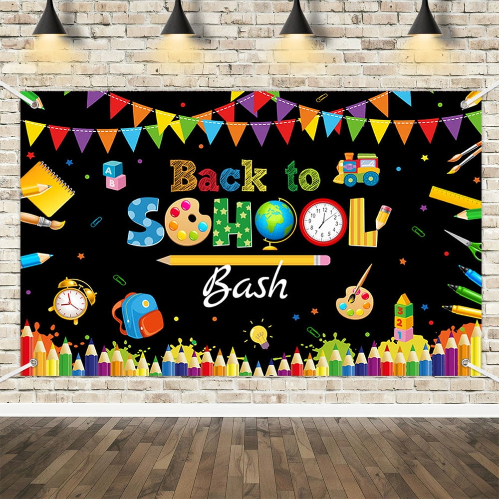 Welcome Back to School Bash Banner First Day of school Classroom ...