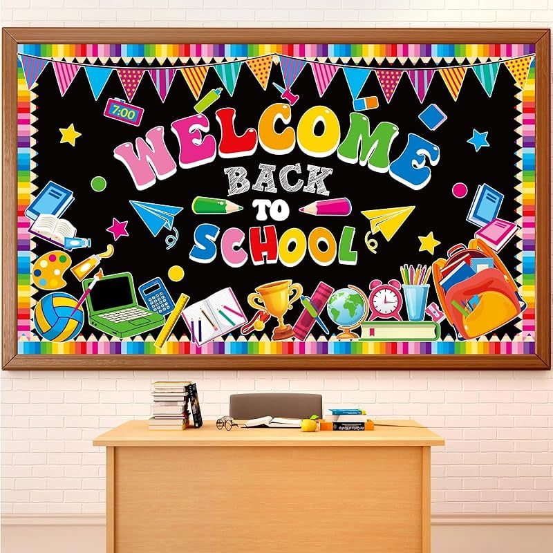 Welcome Back to School Bulletin Board Decorations First Day of School ...