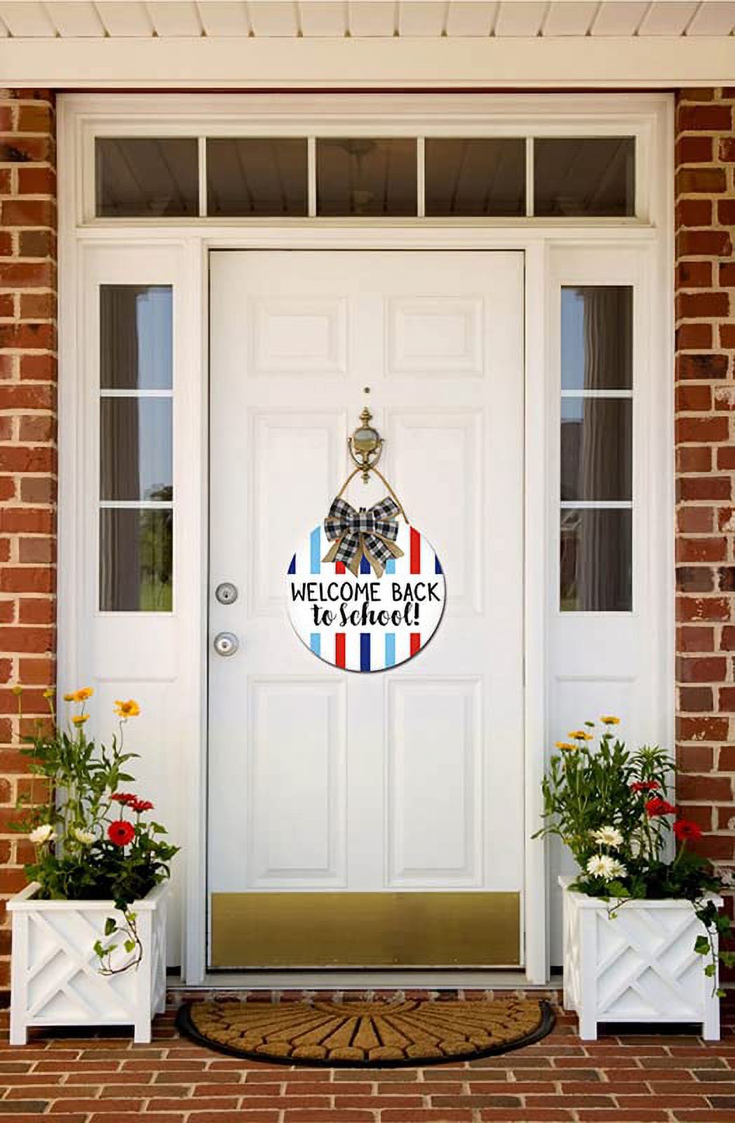 Welcome Back to School Door Sign Classroom Door Hanger Back to School ...