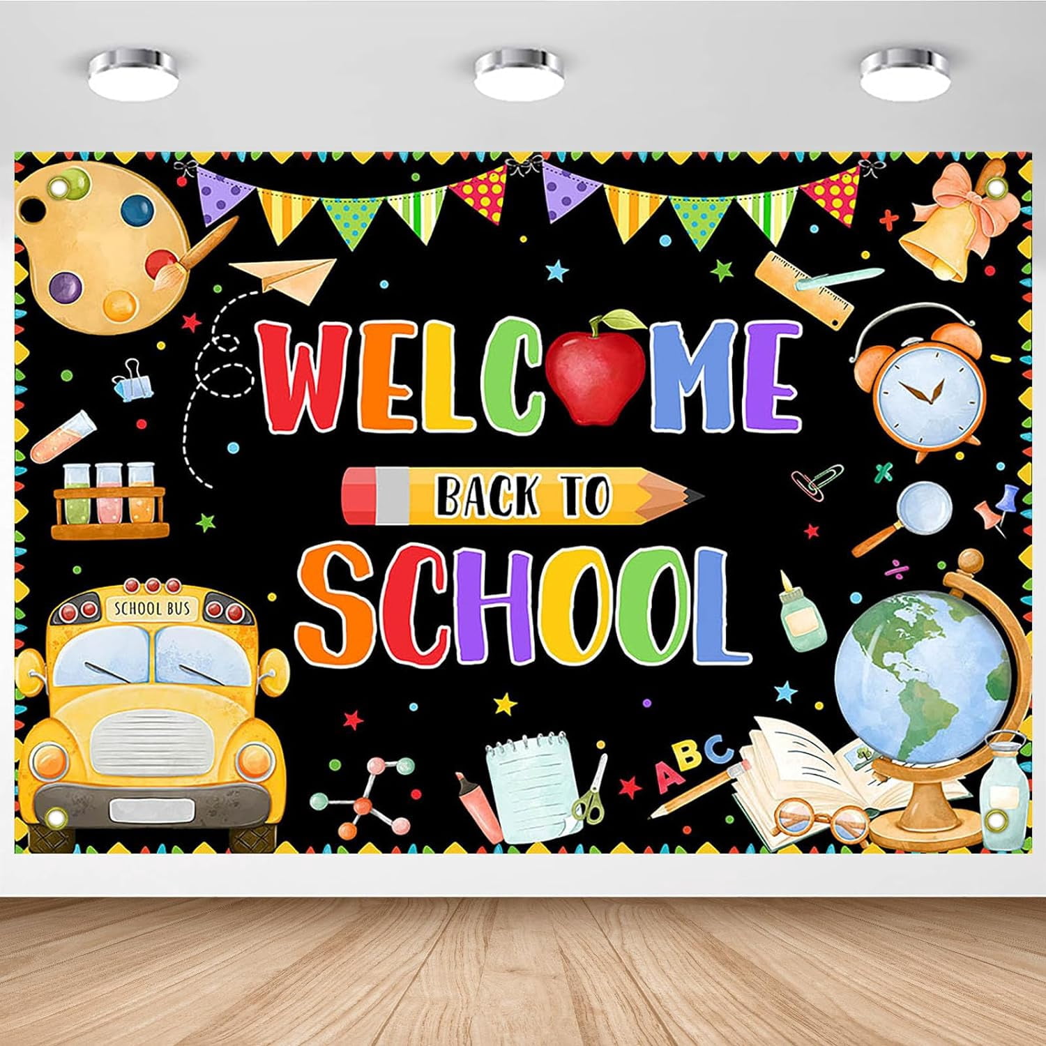 Welcome Back to School Perfect Backdrop Back to School Banner ...
