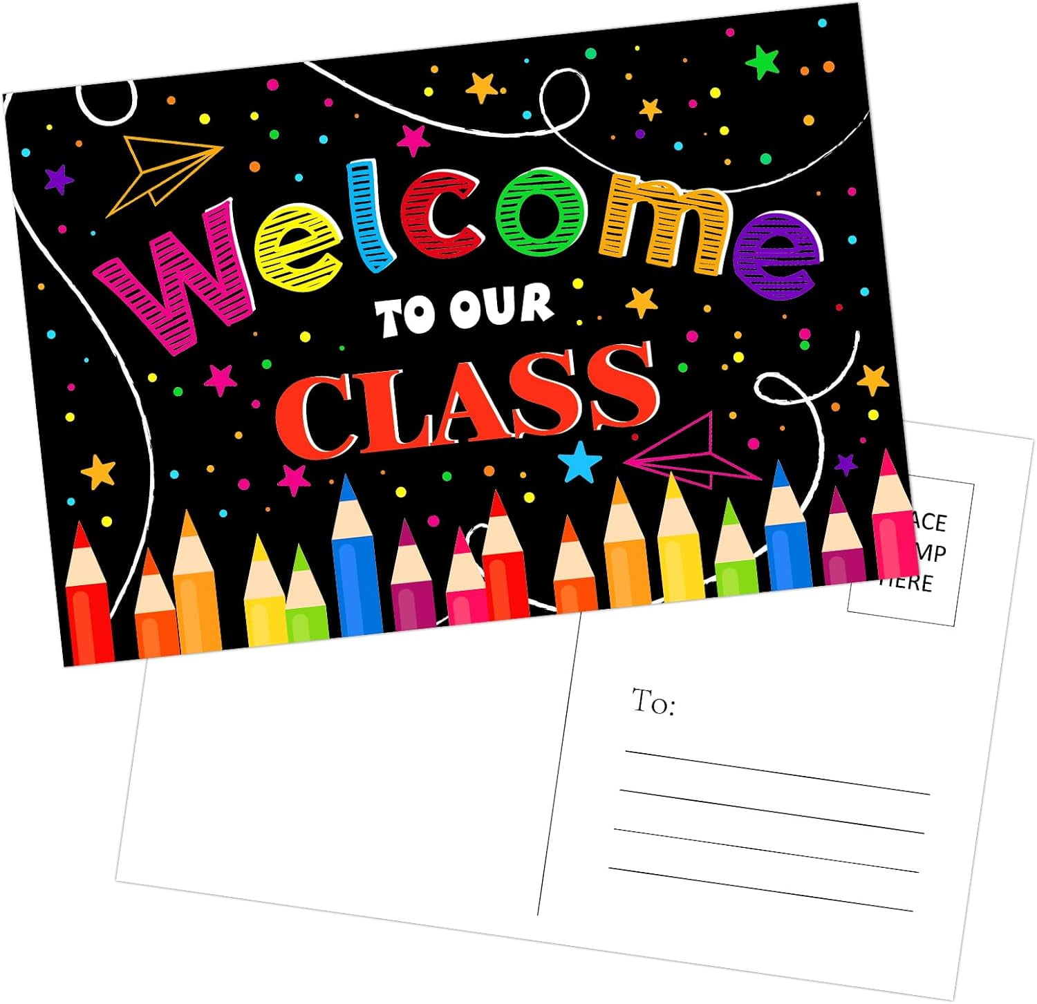 Welcome Back to School Postcards for Students - 30pcs Teacher Postcards ...