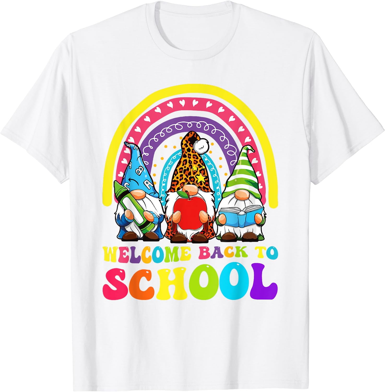 Welcome Back To School 2023 First Day Of School Gnomes Kids T-Shirt ...