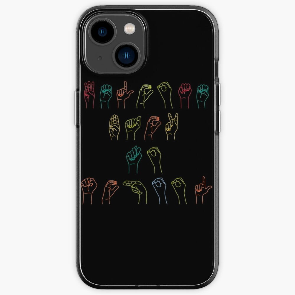 Welcome Back To School ASL Sign language Alphabet Gift idea iPhone Soft ...