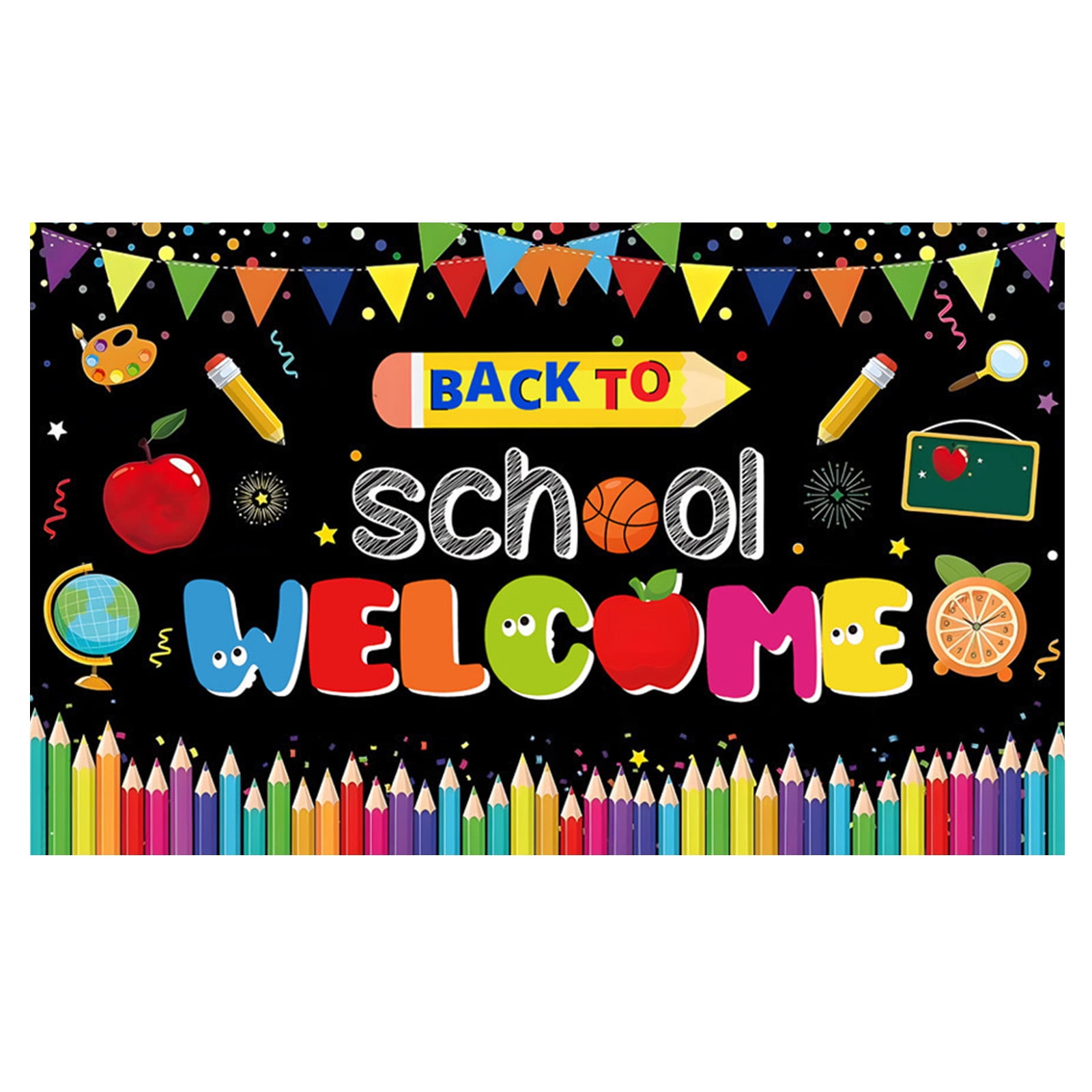 Welcome Back To School Banner, Lightweight Background Sign, Wonderful ...