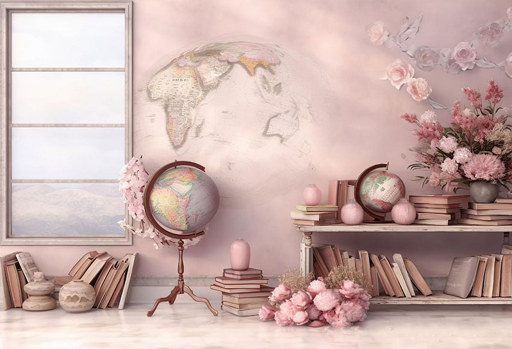 Welcome Back To School Classroom Clouds Kids Birthday Party Portrait r ...