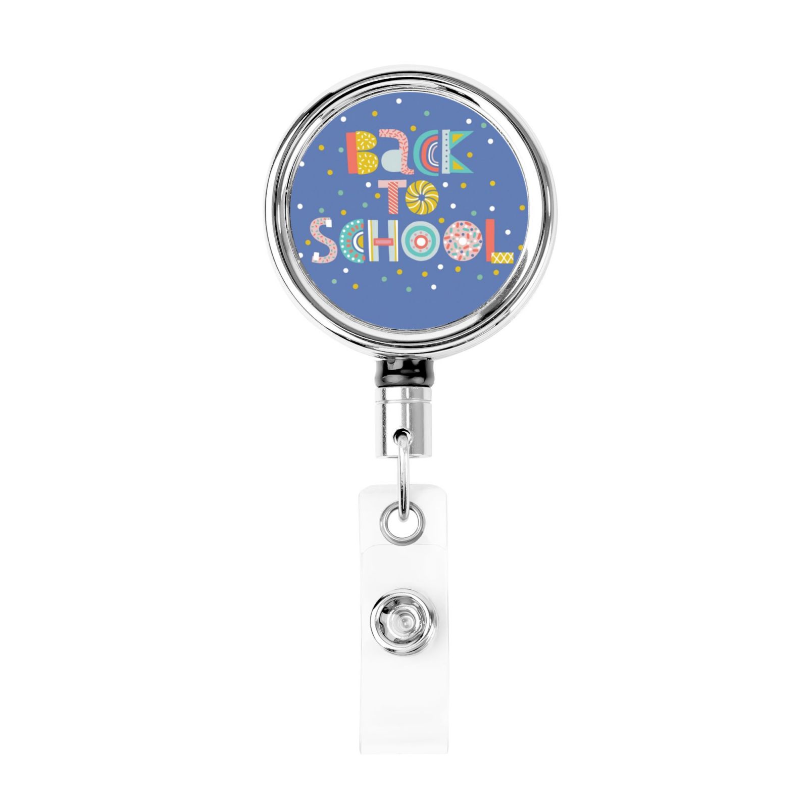 Welcome Back To School First Day Badge Reel Retractable Badge Holder ID ...