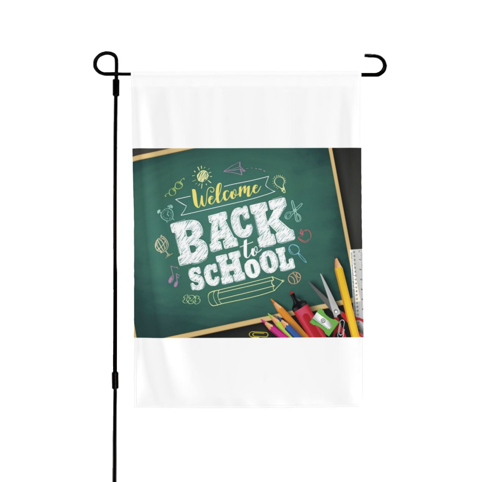 Welcome Back To School First Day Of School Teachers Students Flag ...