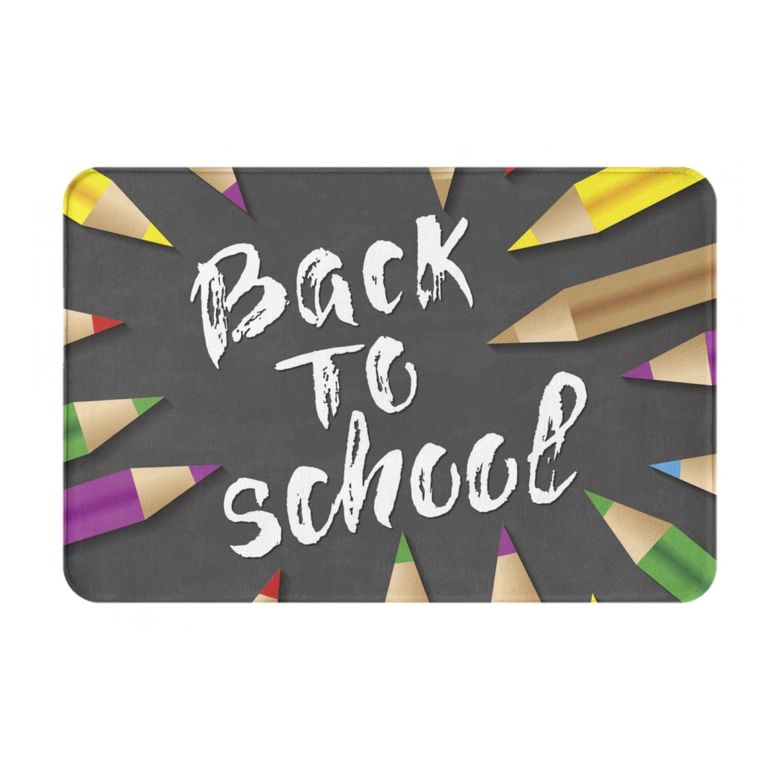Welcome Back To School First Day of School Teachers Students Door Mat ...